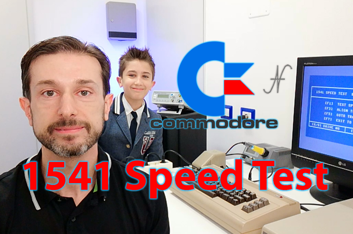 Regolare il Commodore 1541 con Speed Test by Zibri - Amedeo Valoroso