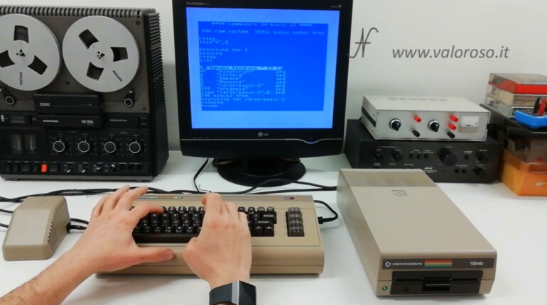 Connect the Commodore 1541 floppy disk drive to the Windows 10 PC