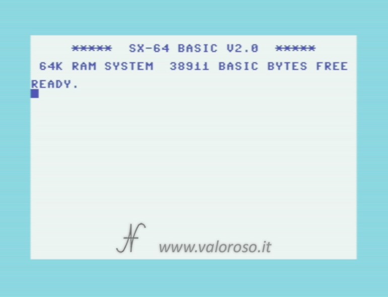 Commodore SX-64 - Amedeo Valoroso