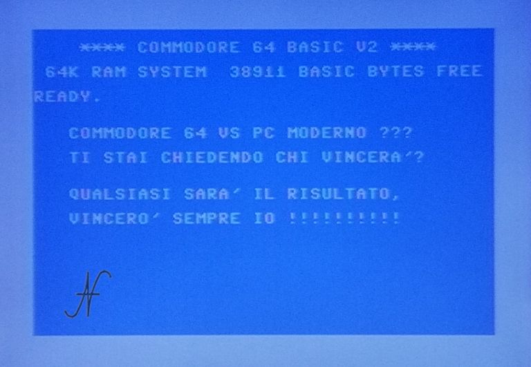 Commodore 64 Vs PC moderno? - Amedeo Valoroso