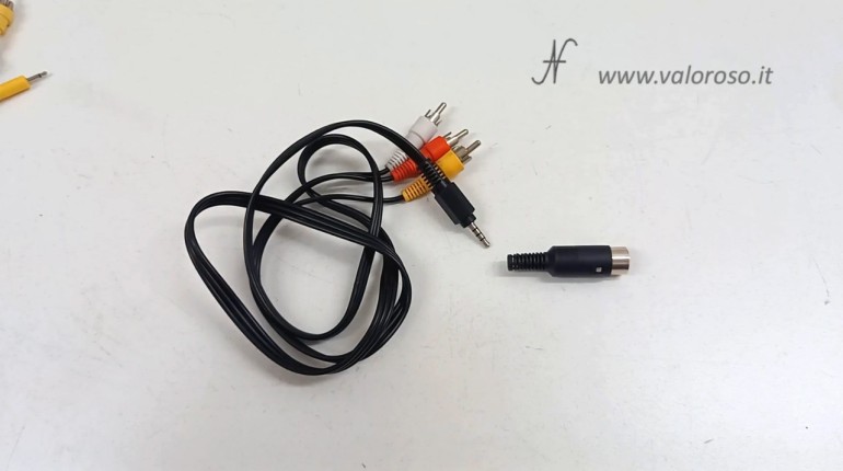 How to build an audio/video cable for MSX Philips VG 8000 VG 8010 VG ...