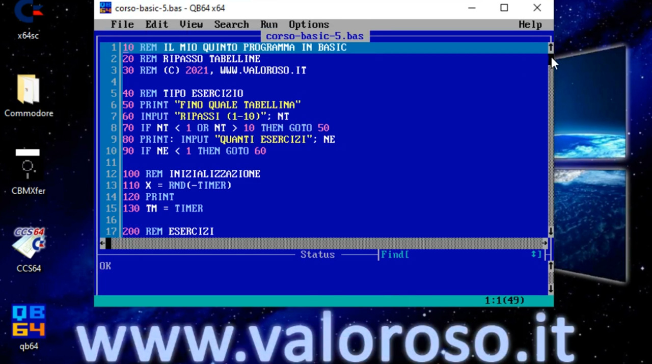 Programmare in Basic #5, Rnd Int Timer - Amedeo Valoroso