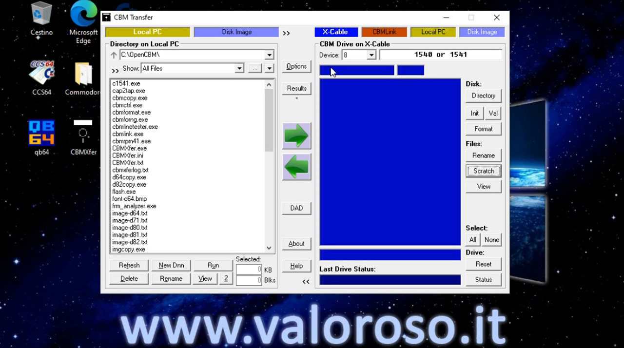 OpenCBM, CBMXfer: how to install XUM1541 drivers on Windows 10