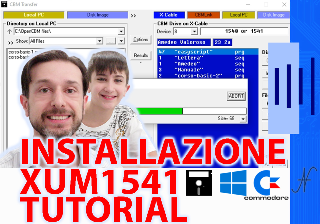 OpenCBM, CBMXfer: how to install XUM1541 drivers on Windows 10
