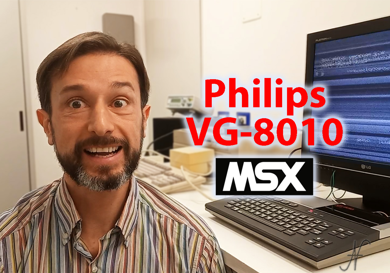 Philips VG 8010 MSX, unboxing e prova - Amedeo Valoroso