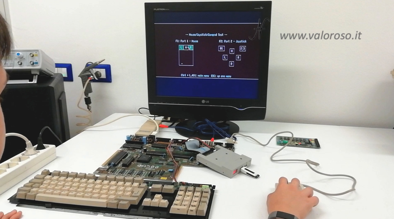 Gotek, Membrane, Mouse, AmigaTestKit - A500 #4 - Amedeo Valoroso