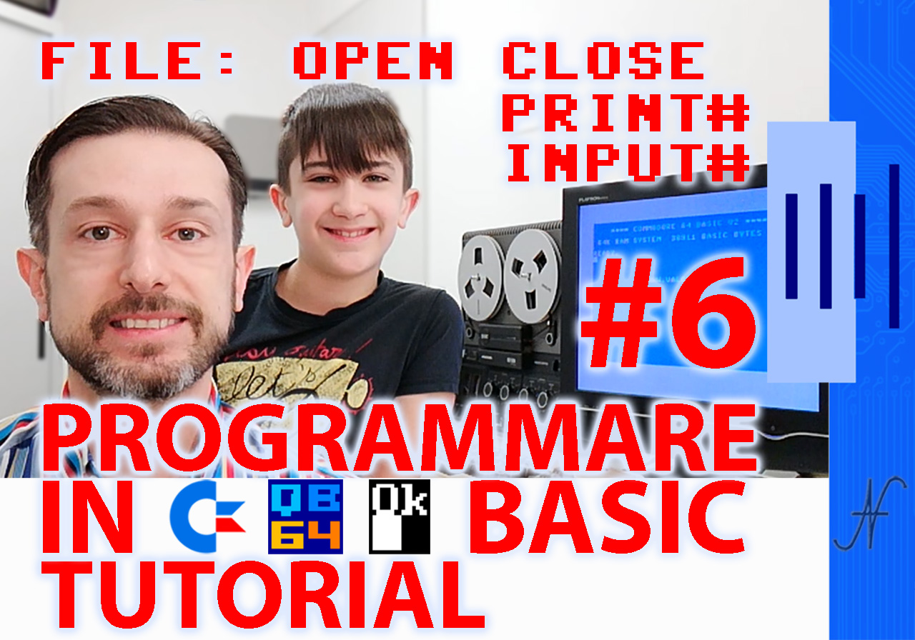 Scrivere e leggere un file in Basic: Open Close Print# - Amedeo Valoroso
