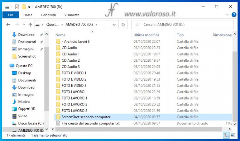 Spazi di archiviazione semplici di Windows 10 - Amedeo Valoroso