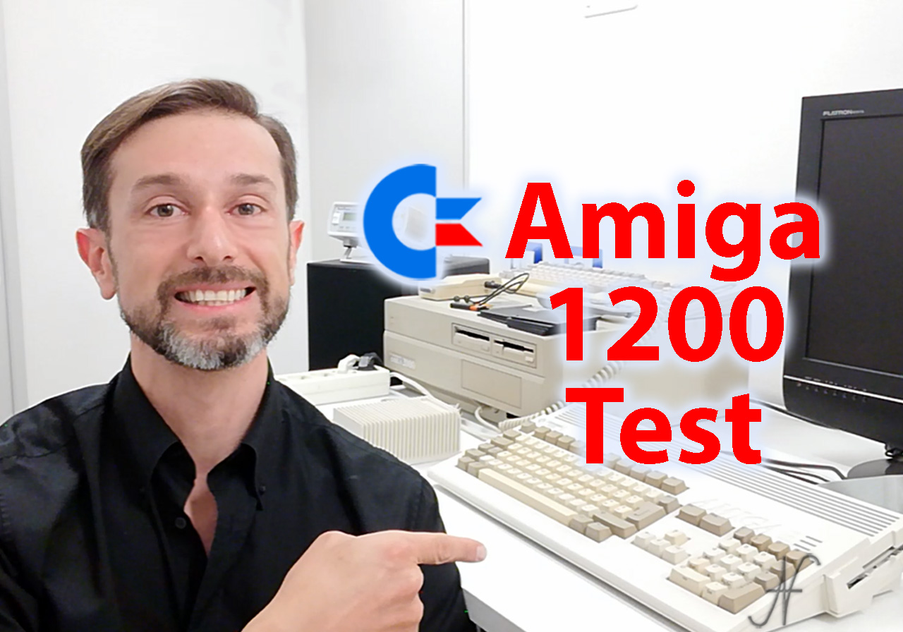 Amiga 1200 Test with AmigaTestKit - Amedeo Valoroso
