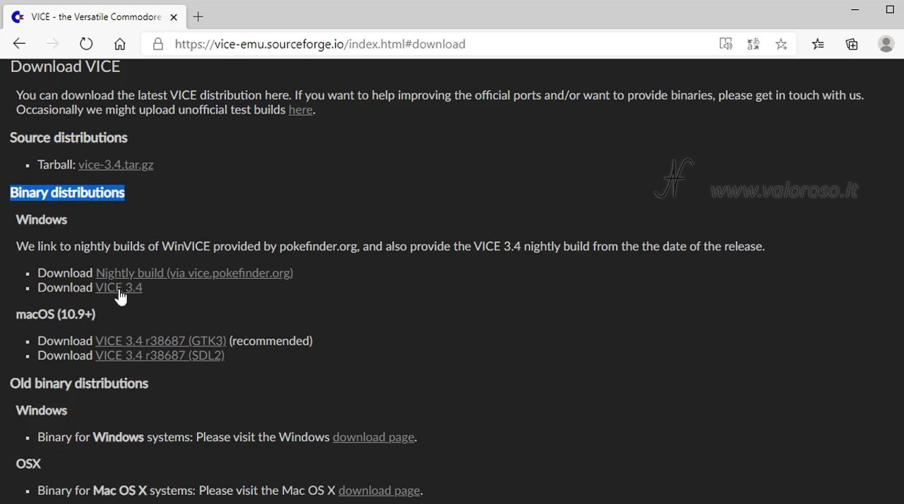 Vice Emulator For 8 Bit Commodore Amedeo Valoroso